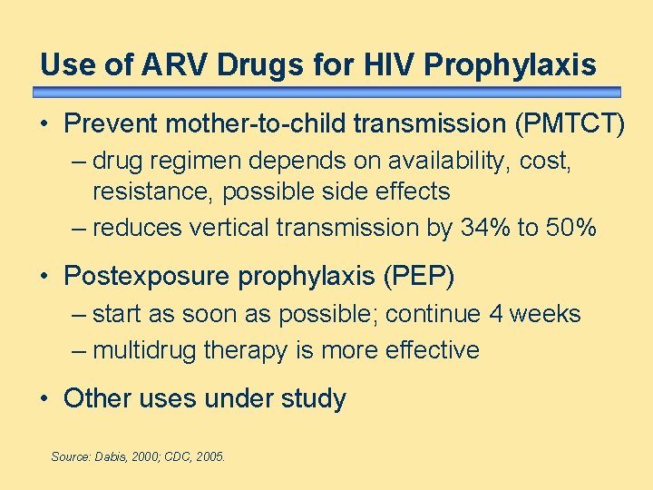 ARV Therapy Basics in the Context of Family