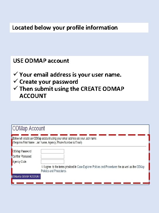 ODFORM Tutorial EASY TO USE TECHNOLOGY Track overdose