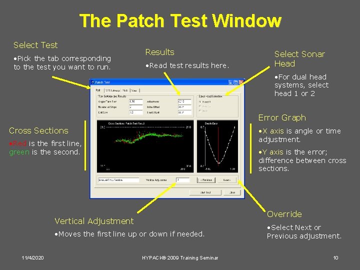 HYSWEEP PATCH TESTING HYSWEEP Calibration of a Multibeam
