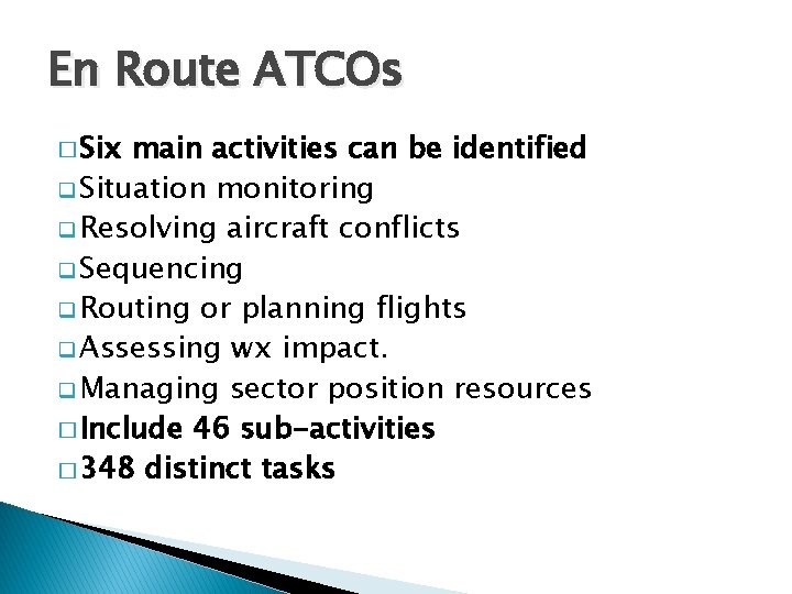 Stress in ATC Nicosia Area Control Center E