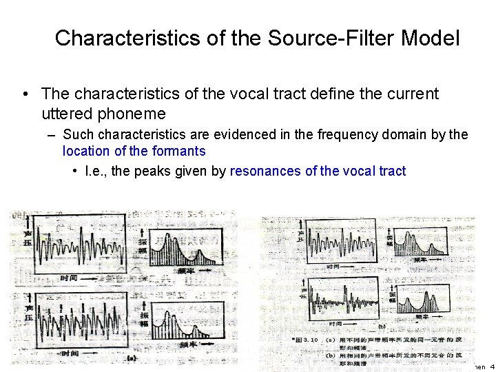 Speech Signal Representations Berlin Chen Department of Computer