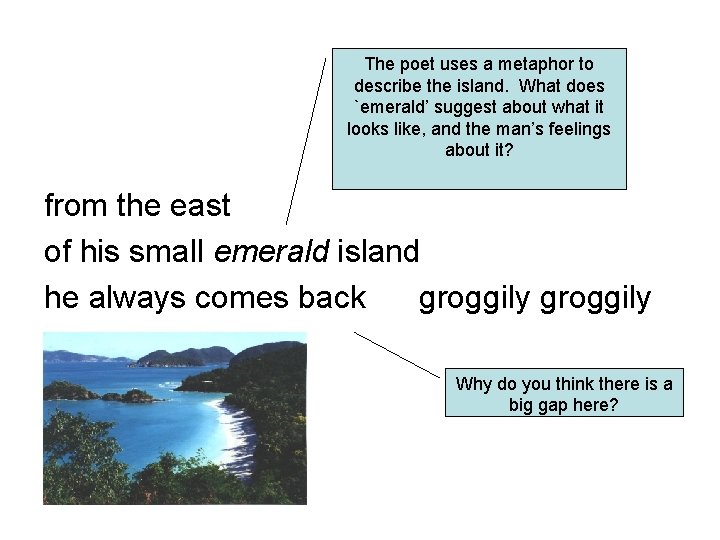 Island Man Grace Nichols Why is this in
