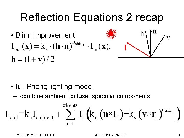 University of British Columbia CPSC 414 Computer Graphics