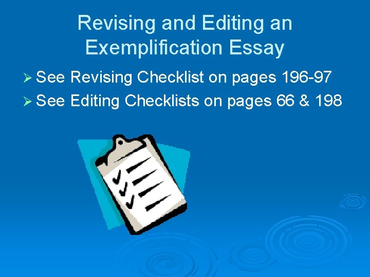 Using Exemplification in Your Writing Prof Steven Federle