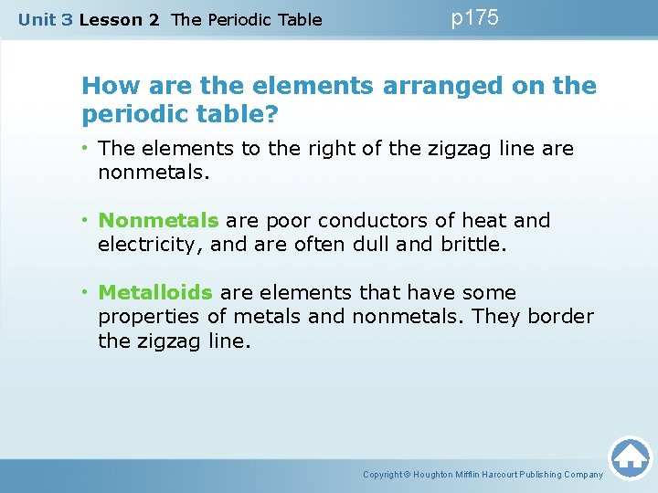 Unit 3 Lesson 2 The Periodic Table Essential