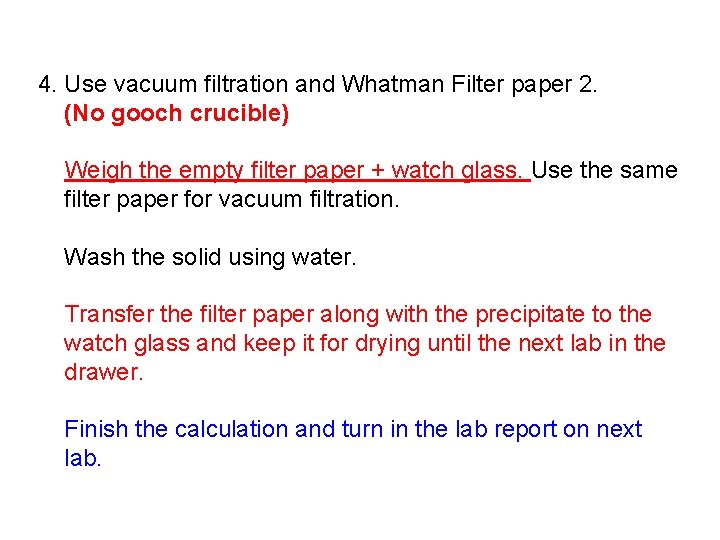 Laboratory 07 GRAVIMETRIC ANALYSIS CALCIUM CARBONATE IN TEXAS