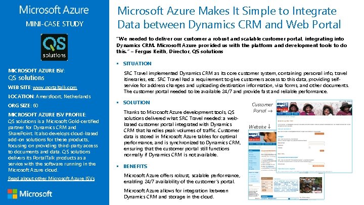 MINICASE STUDY Microsoft Azure Makes It Simple to