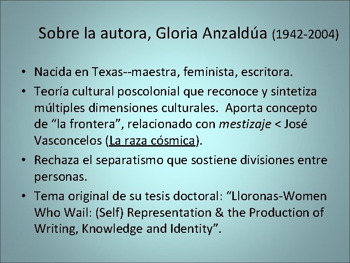 Prietita y la Llorona de Gloria Anzalda en
