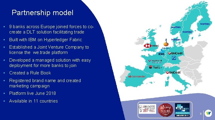 Partnership model 9 banks across Europe joined forces