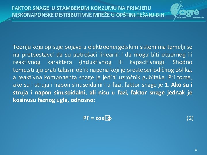 FAKTOR SNAGE U STAMBENOM KONZUMU NA PRIMJERU NISKONAPONSKE