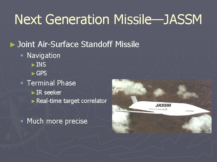 Remote Sensing in Modern Military Operations Outline Background