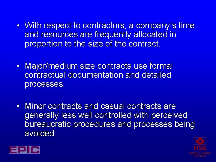 Health Safety Management for Quarries Topic Eight Managing