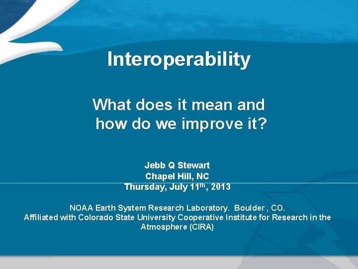 Interoperability What does it mean and how do