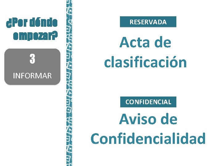 SISTEMAS DE INFORMACIN RESERVADA Y CONFIDENCIAL v v
