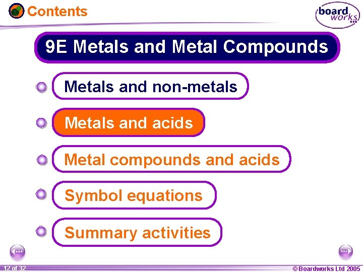 IGCSE Chemistry Metals and Metal Compounds 1 of