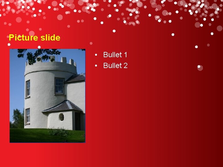 Christmas Tree Lights Your Name Example Bullet Point