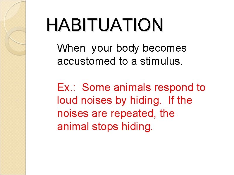 Animal Behavior Chapter 34 What is a behavior