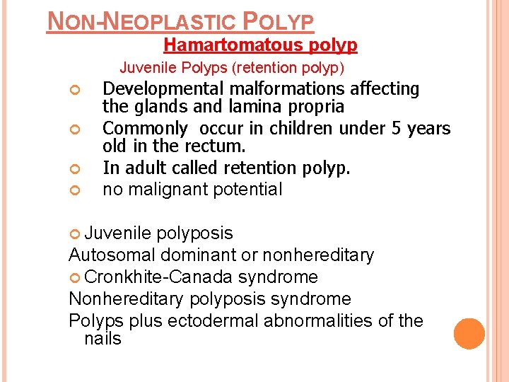 GASTROINTESTINAL BLOCK PATHOLOGY LECTURE 2015 Benign Tumors of