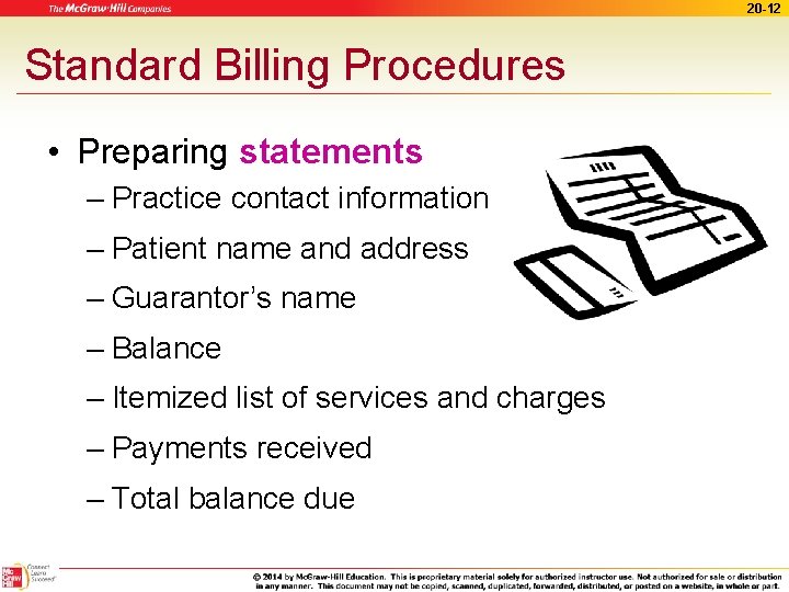 CHAPTER 20 Patient Billing and Collection 20 2