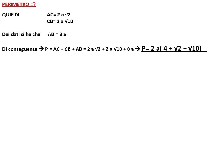 PROBLEMA DI TRIGONOMETRIA Giorgio Buffa 4 H 2015