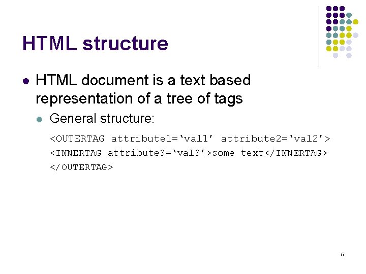 Languages and Tools for Web Programming Uri Dekel