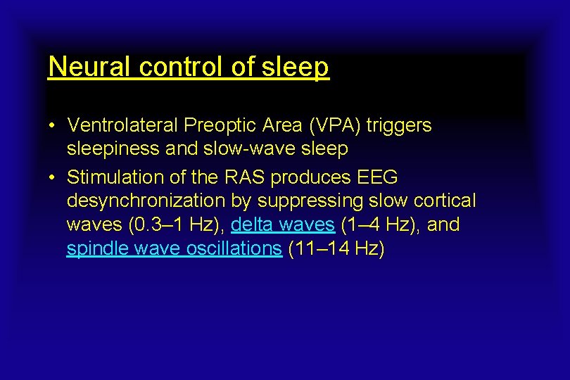 Physiology of sleep BY AHMAD YOUNES PROFESSOR OF