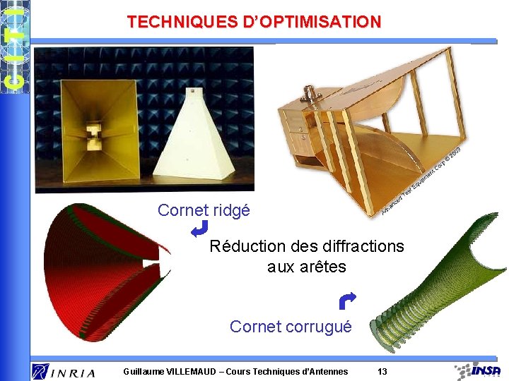 LES ANTENNES LARGES BANDES Guillaume VILLEMAUD Cours Techniques