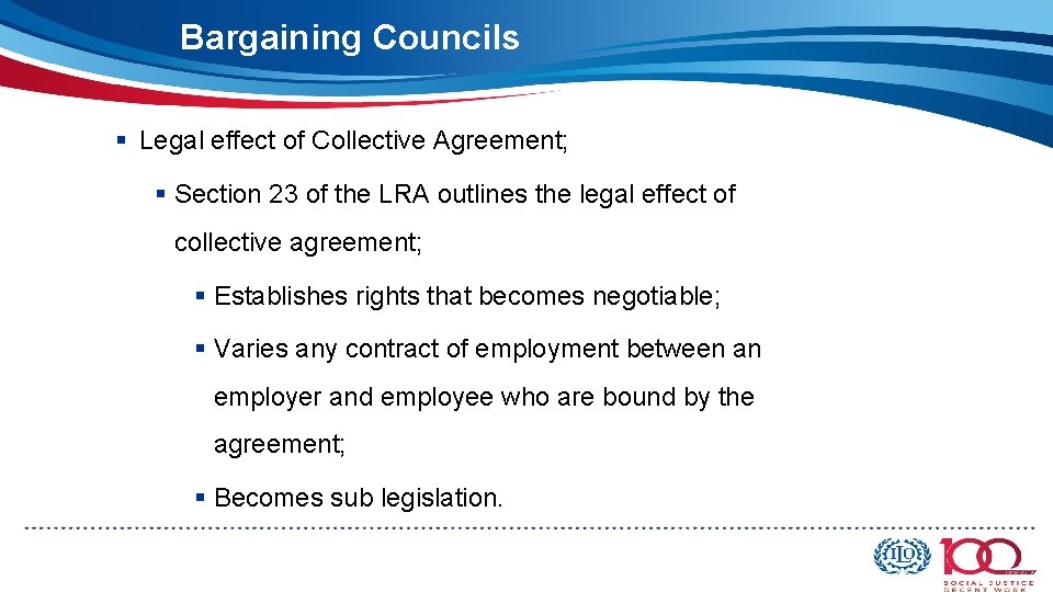 Challenges for Bargaining Councils in Advancing Centralised Collective