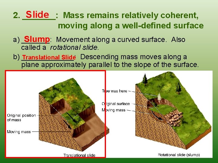 Mass Wasting Earthflow in Santa Tecia El Salvador