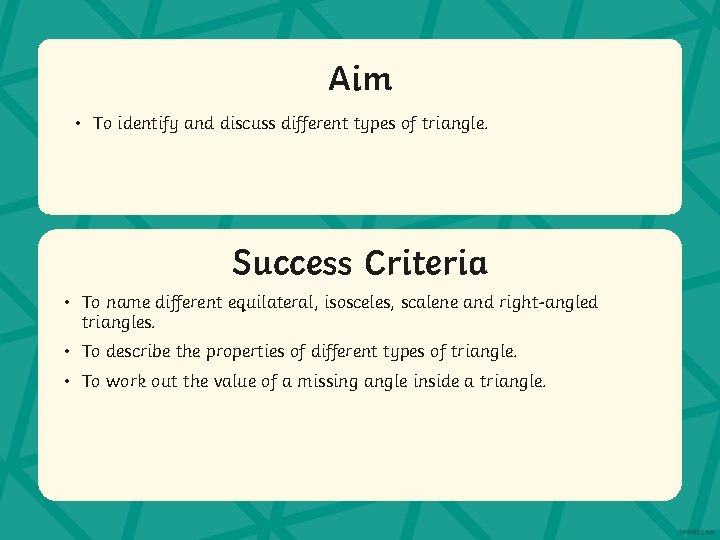 Aim To identify and discuss different types of