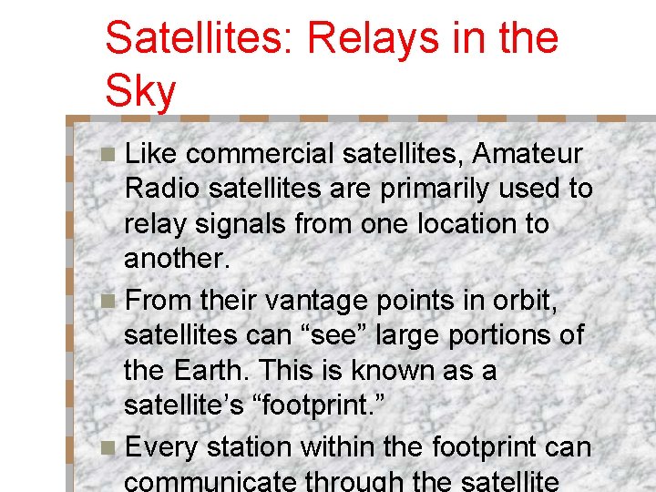 Amateur Radio in Space By Steve Ford WB