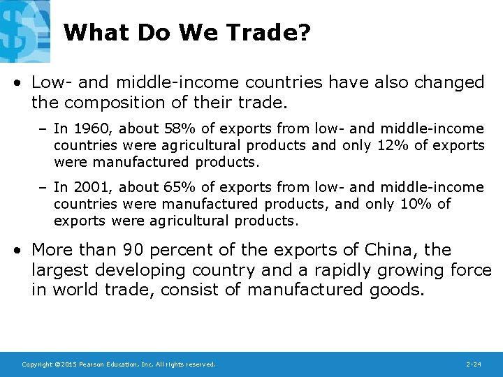 Chapter 2 World Trade An Overview Preview Largest