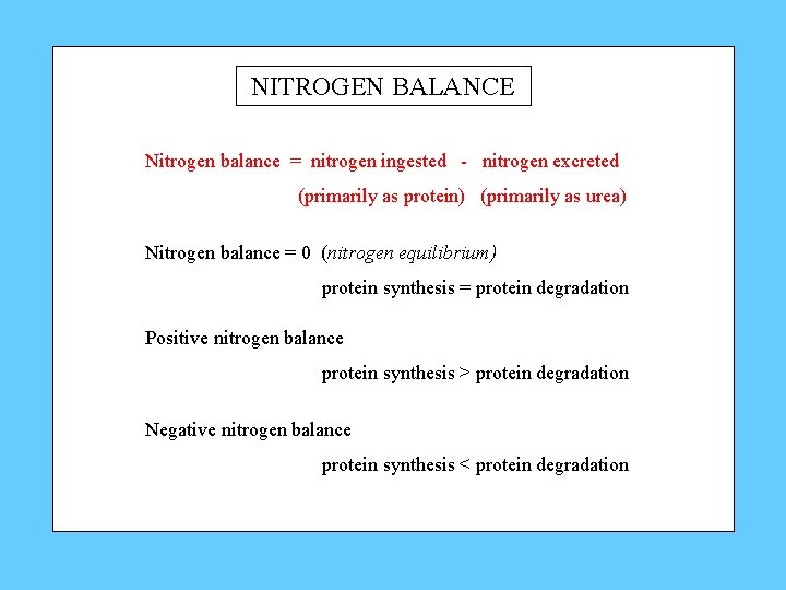 OVERVIEW OF AMINO ACID METABOLISM ENVIRONMENT ORGANISM Biosynthesis