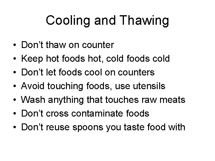 Food Safety and Meal Preparation for Older Adults