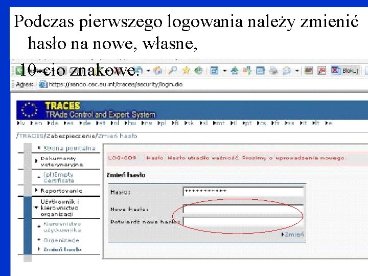 TRAde Control and Expert System https sanco ec