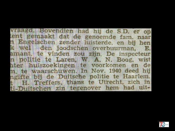 LAREN IN OORLOGSTIJD voor de pauze door Elbert