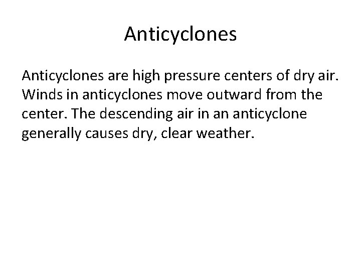 Chapter 6 Weather Patterns Lesson 3 Air masses