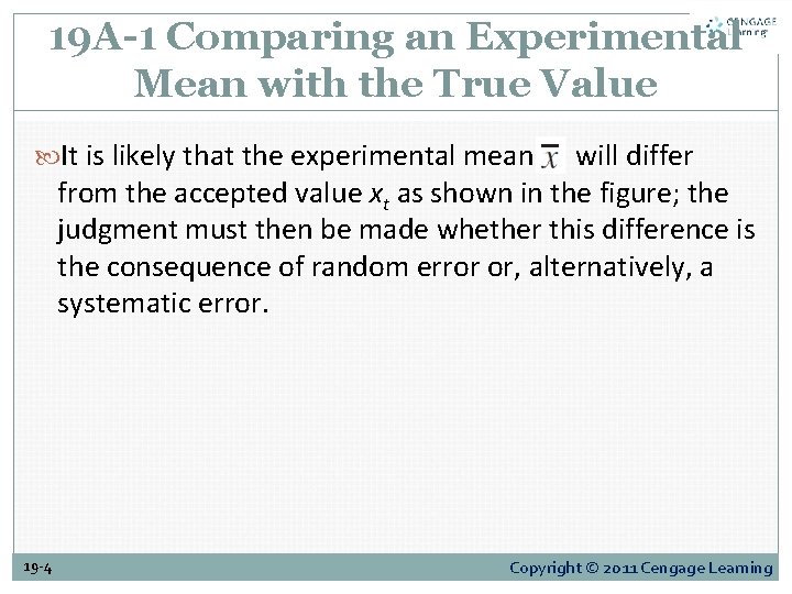 Introduction to Analytical Chemistry CHAPTER 19 STATISTICAL AIDS
