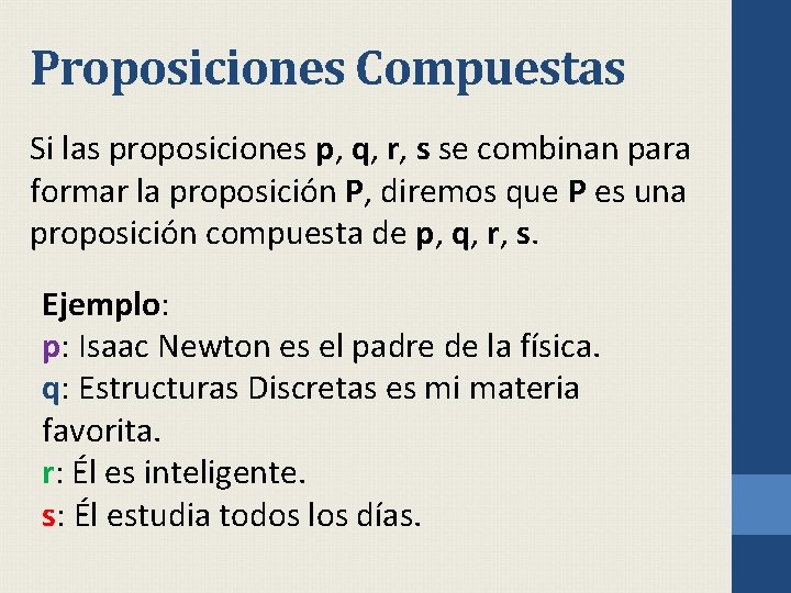 Unidad I Fundamentos de la Lgica Docente Ing