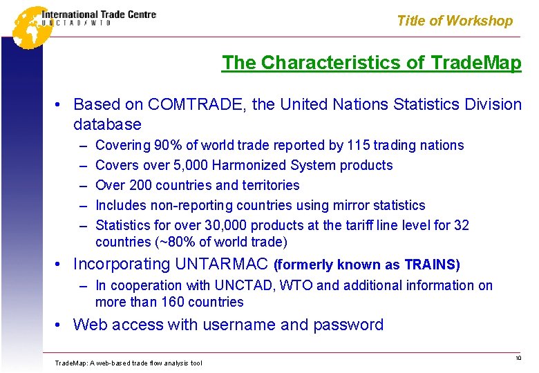 Market Analysis Section Trade Map A webbased trade