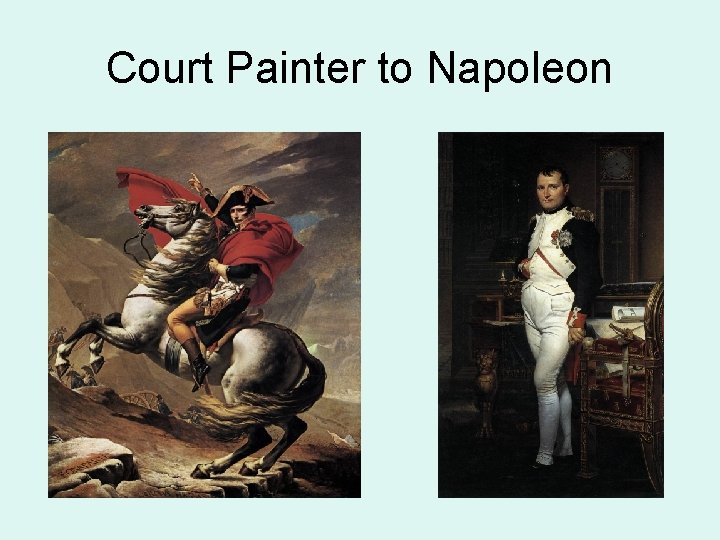 Neoclassicism 1770 1820 Jacques Louis David Neoclassic artist