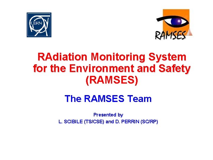 RAdiation Monitoring System for the Environment and Safety
