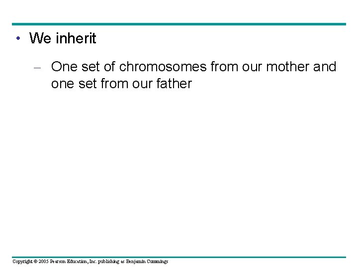 Chapter 13 Meiosis and Sexual Life Cycles Copyright