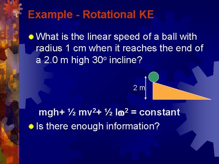 Chapter 10 Rotational motion Part 2 Parallel axis