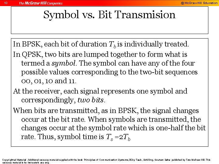 1 Mc GrawHill Education Principles of Communication Systems