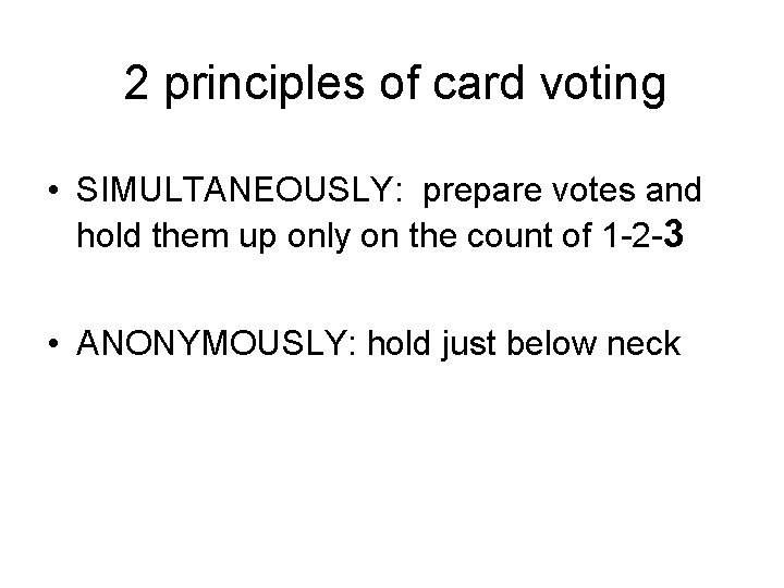 ThinkPairShare and ABCD Voting Cards Simple but Powerful