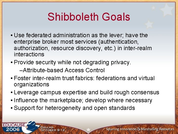 Deploying Shibboleth Michael R Gettes Duke University Seminar