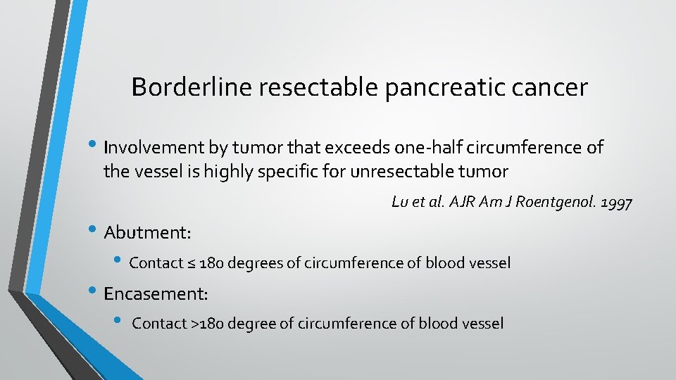 Borderline Resectable Pancreatic Cancer Fung Man Him Matrix
