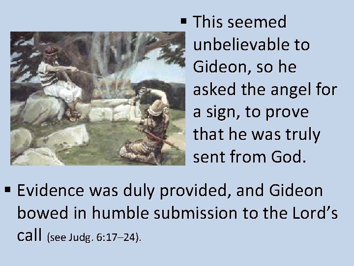 Lesson 24 Gideon Primary 6 Old Testament 1996