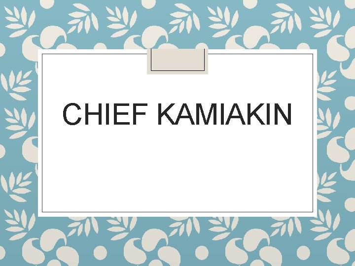 THE NORTHWEST COAST James Swan Born in Massachusetts